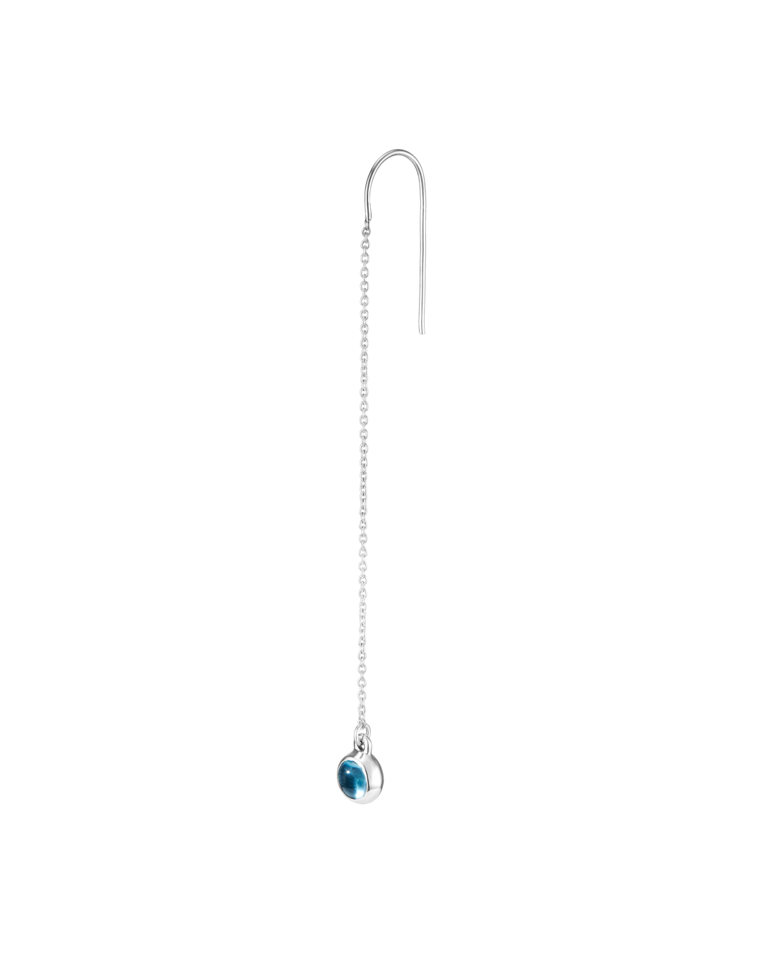 ALPHA drop earring with blue topaz – Alohagaia